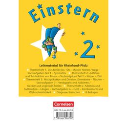 Cornelsen Einstern - Mathematik - Ausgabe 2021 - Band 2 Themenhefte 1-4, Diagnoseheft und Kartonbeilagen im Schuber - Ausleihmaterial (Rheinland-Pfalz).Bd.2, Gebunden
