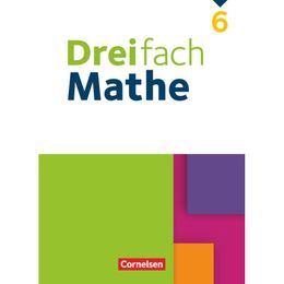 Cornelsen Dreifach Mathe - Ausgabe 2021 - 6. Schuljahr, Gebunden