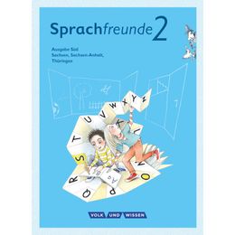Cornelsen Sprachfreunde - Sprechen - Schreiben - Spielen - Ausgabe Süd (Sachsen, Sachsen-Anhalt, Thüringen) - Neubearbeitung 2015 - 2. Schuljahr - Karin Kühne, Kathrin Knutas, Kartoniert (TB)