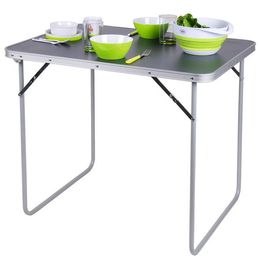 McCamping Campingtisch Jesper 80 x 60 cm, dunkelgrau meliert