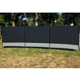 Reimo Tent Windschutz Düne grau/lime, 500 x 140 cm