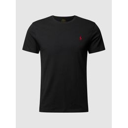 Polo Ralph Lauren Custom Slim Fit T-Shirt mit Logo-Stickerei