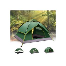 CALIYO Kuppelzelt 2-3 Personen Pop Up Zelt Camping Zelt Automatisches Sofortzelt