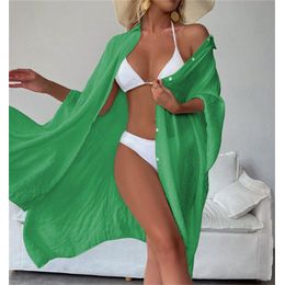 Wrathquake Strandkleid Lose Sonnenschutz-Strand-Bikini-Cardigan-Abdeckung für Damen