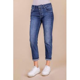 Blue Fire 5-Pocket-Jeans, blau