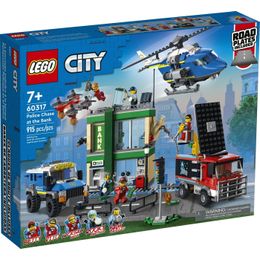 Lego® Konstruktionsspielsteine Lego® City 60317 Banküberfall mit Verfolgungsjagd