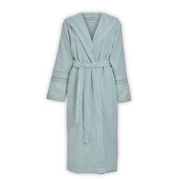 PIP Studio Bademantel Soft Zellige Bathrobe Blue Xs Blau 100% Cotton