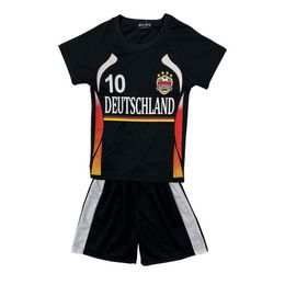 Fashion Boy Fußballtrikot Fußball Fan Set Deutschland Germany Trikot + Shorts