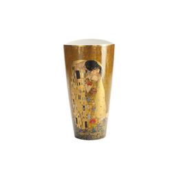 Goebel Dekovase Gustav Klimt Porzellanvase DER KUSS mit Echtgold Dekor H 28cm