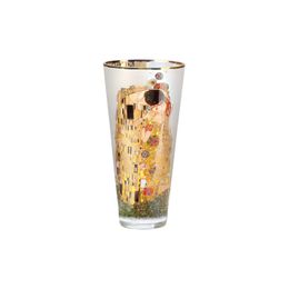 Goebel Dekovase Vase DER KUSS Gustav Klimt H 30cm Ø 15cm mehrfarbig Porzellan