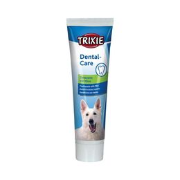 Trixie Tierzahnbürste Zahncreme für Hunde mit Minzgeschmack 100 g