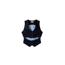 Bershka Suit Vest female Blue size L