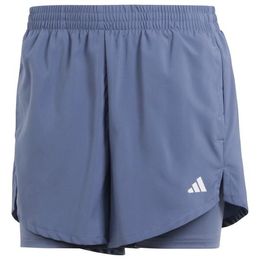 Adidas - Women's Min 2in1 Shorts - Laufshorts Gr XS blau