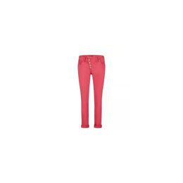 Buena Vista Skinny-fit-Jeans Malibu-Zip Bootcut stretch twill viva magenta