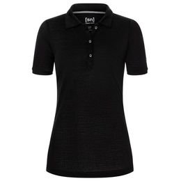 super.natural - Women's Sporty Polo - Polo-Shirt Gr 38 - M schwarz