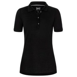 super.natural - Women's Sporty Polo - Polo-Shirt Gr 34 - XS schwarz