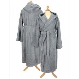 A&R Bademantel Herren Bademantel mit Kapuze Bathrobe with Hood