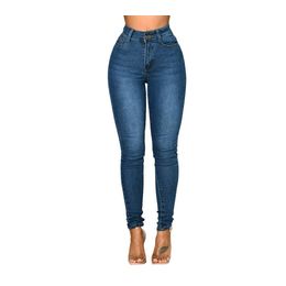 ZWY Slouchy Jeans Stretch-Lift-Denim-Jeans mit hoher Taille