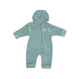 Hoppediz Fleeceoverall Bio-Baumwollfleece Overall mit Umschlagbündchen