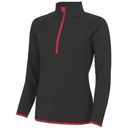Just Cool Trainingsshirt Damen Cool 1/2 Zip Sweat / UV-Schutzfaktor 30