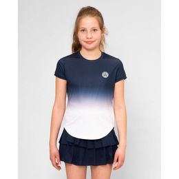 BIDI BADU Tennisshirt Crew Tennisshirt für Mädchen in dunkelblau
