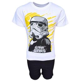 Star Wars Schlafanzug Strurmtruppler (2 tlg) Jungen Shorty aus Baumwolle Gr. 110