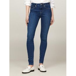 Tommy Hilfiger Skinny-fit-Jeans TH FLEX COMO SKINNY RW GYA im zeitgemäßen Design, blau