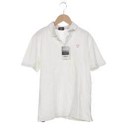 Strellson Herren Poloshirt, weiß, Gr. 48