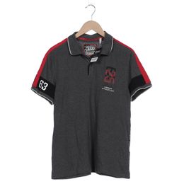 CAMP DAVID Herren Poloshirt, grau, Gr. 52