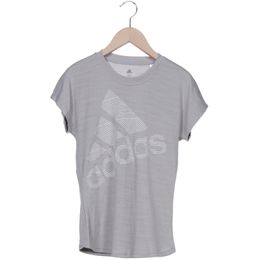 Adidas Damen T-Shirt, grau, Gr. 34