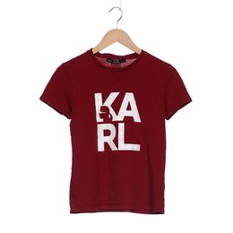 K by KARL LAGERFELD Karl by Karl Lagerfeld Damen T-Shirt, bordeaux