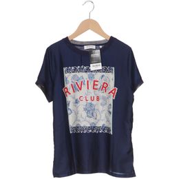 Rich & Royal Rich & Royal Damen T-Shirt, marineblau, Gr. 36