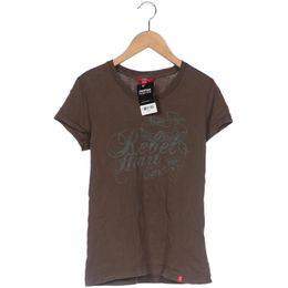 EDC by Esprit Damen T-Shirt, braun