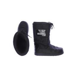 Love Moschino Damen Stiefel, schwarz