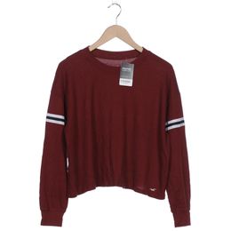 Hollister Damen Langarmshirt, bordeaux, Gr. 38