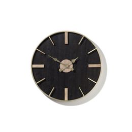 Casa Nova Wanduhr in schwarz/gold, 71,1 cm