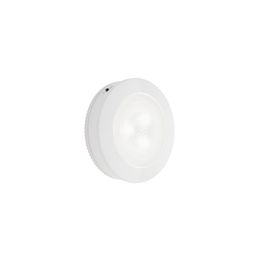 Briloner LED-Batterie-Push-Leuchte Tiri, weiß, 9 cm
