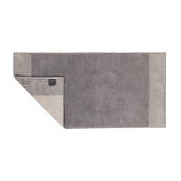 Cawö Handtuch Two-Tone, graphit, 50 x 100 cm