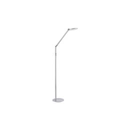 Fabas Luce LED-Standleuchte Regina, aluminiumfarbig, 160 cm