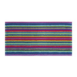 Cawö Duschtuch Lifestyle Streifen, multicolor dunkel, 70 x 140 cm