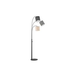 Fischer und Honsel Standleuchte Shade, schwarz/sand/grau, 186 cm