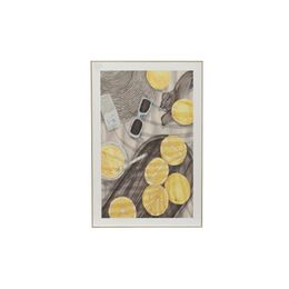 Kaemingk Gemälde, gelb mit anderen Farben, 40 x 60 x 2,5 cm