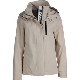 Fuchs & Schmitt FUCHS SCHMITT Übergangsjacke, Kapuze, Stehkragen, für Damen, beige, 40