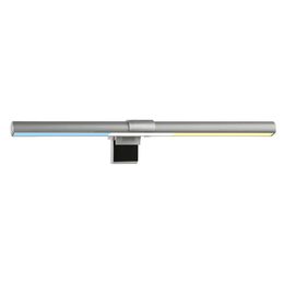 Briloner LED-Monitor-Klemmleuchte Screen, silber, 40,5 cm
