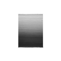 Biederlack Plaid/Decke Basic Soft, Ombre schiefer, 150 x 200 cm