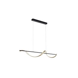 Paul Neuhaus LED-Pendelleuchte Q-Swing, messing, 120 cm