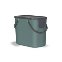 Rotho Recycling Müllsystem Albula in mistletoe grün, 25 l
