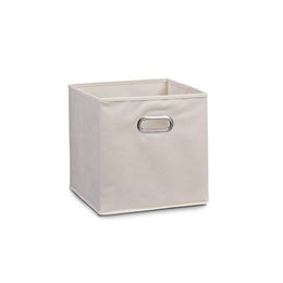 zeller Aufbewahrungsbox in beige, 32 x 32 cm