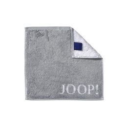 JOOP! Seifenlappen Classic Doubleface, silber, 30 x 30 cm