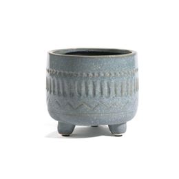 Casa Nova Vase Übertopf hellblau, 15 cm